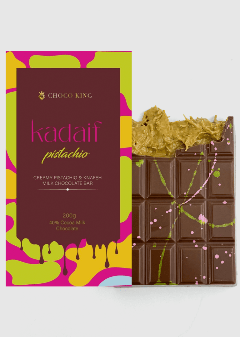 Pistachio Kadaif : Pistachio & Knafeh Milk Chocolate Bar - Choco King